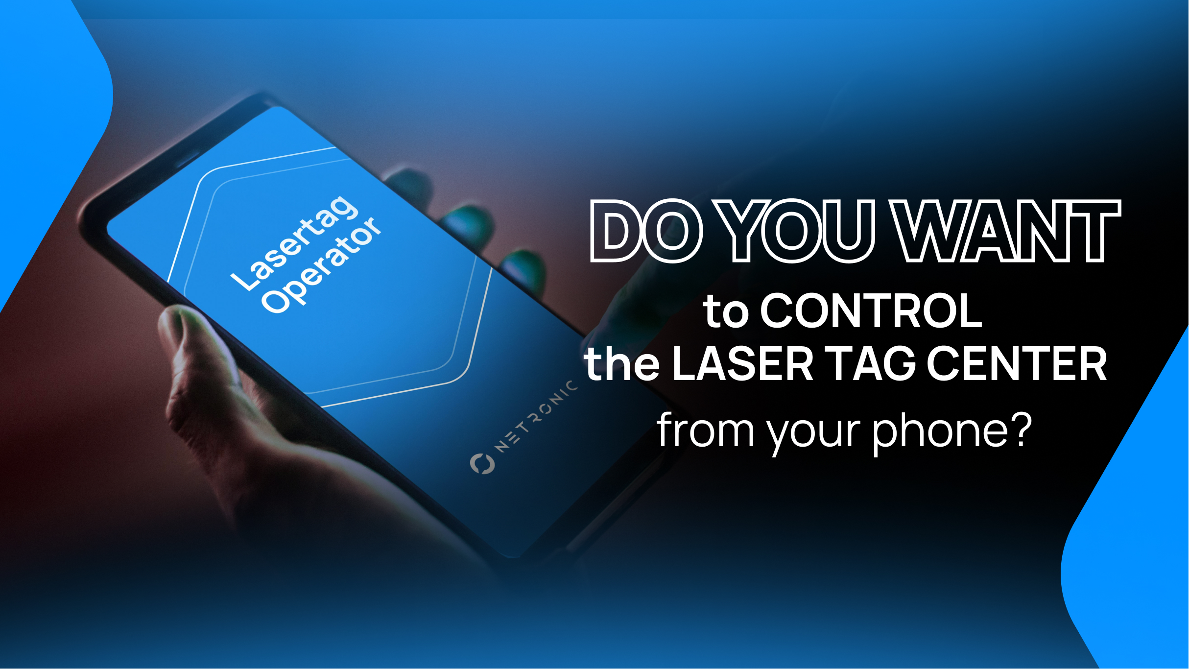 Upgrade your laser tag center with the LASERTAG OPERATOR and TV-OUT app